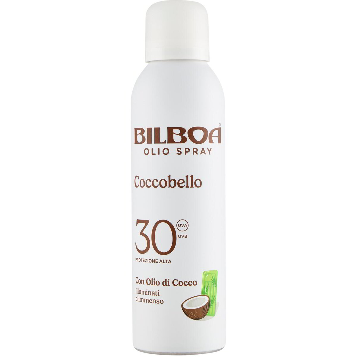Bilboa Coccobello Olio Spray 30 Protezione Alta con Olio di Cocco 150 ...