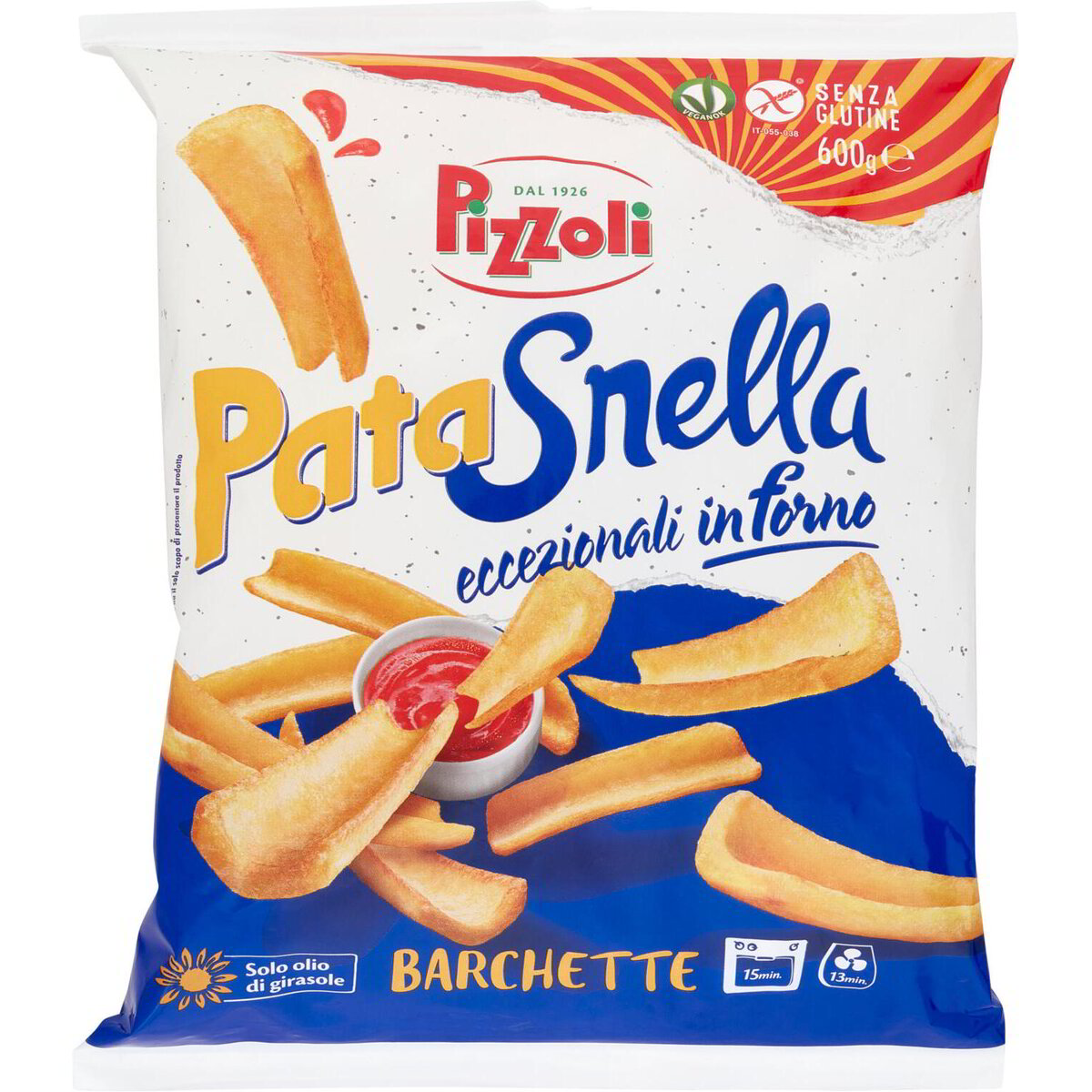 Pizzoli PataSnella Barchette 600 g Pizzoli | IperDrive