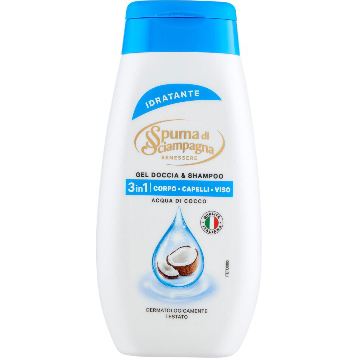 Spuma di Sciampagna Benessere Gel Doccia & Shampoo Idratante Acqua di ...