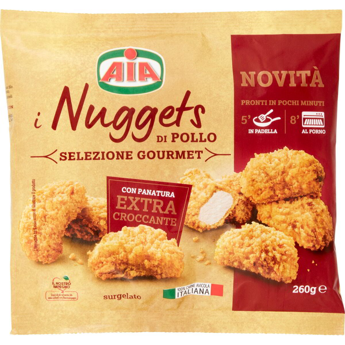 Aia i Nuggets di Pollo Selezione Gourmet surgelato 260 g Aia | IperDrive