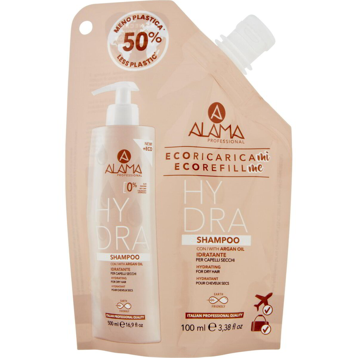 Alama Professional Hydra Shampoo per Capelli Secchi Ecoricaricami 100 ...