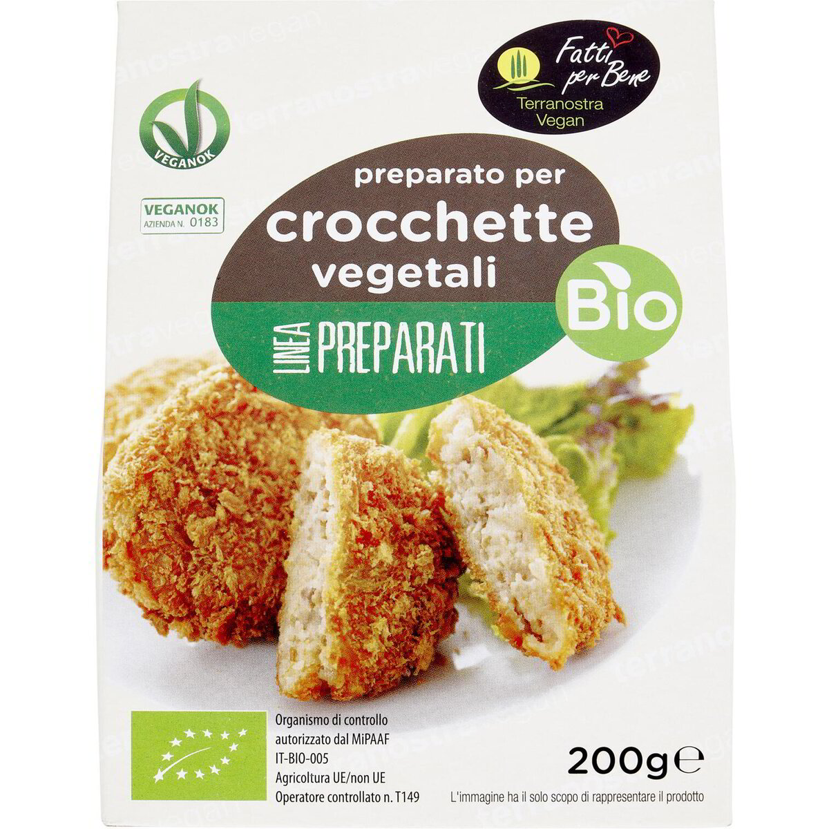 Terranostra Vegan Linea Preparati Bio preparato per crocchette vegetali ...