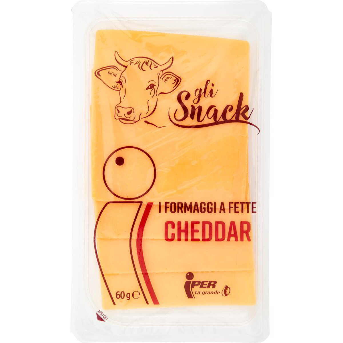 Iper i Formaggi a Fette gli Snack Cheddar 60 g Iper | IperDrive
