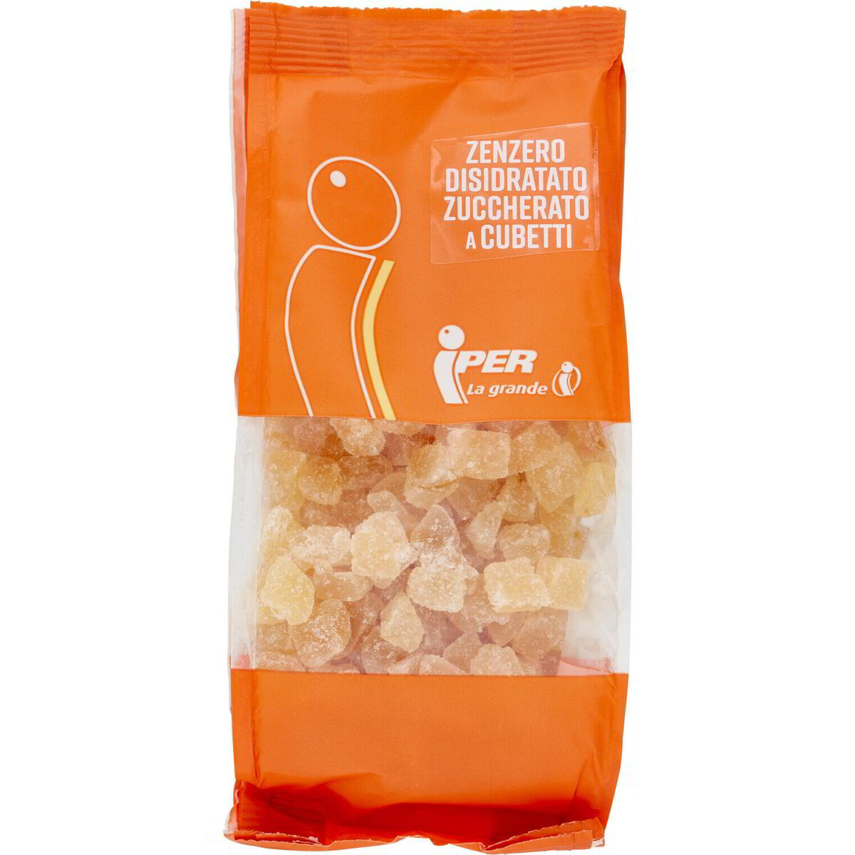 Iper Zenzero Disidratato Zuccherato a Cubetti 250 g Iper | IperDrive
