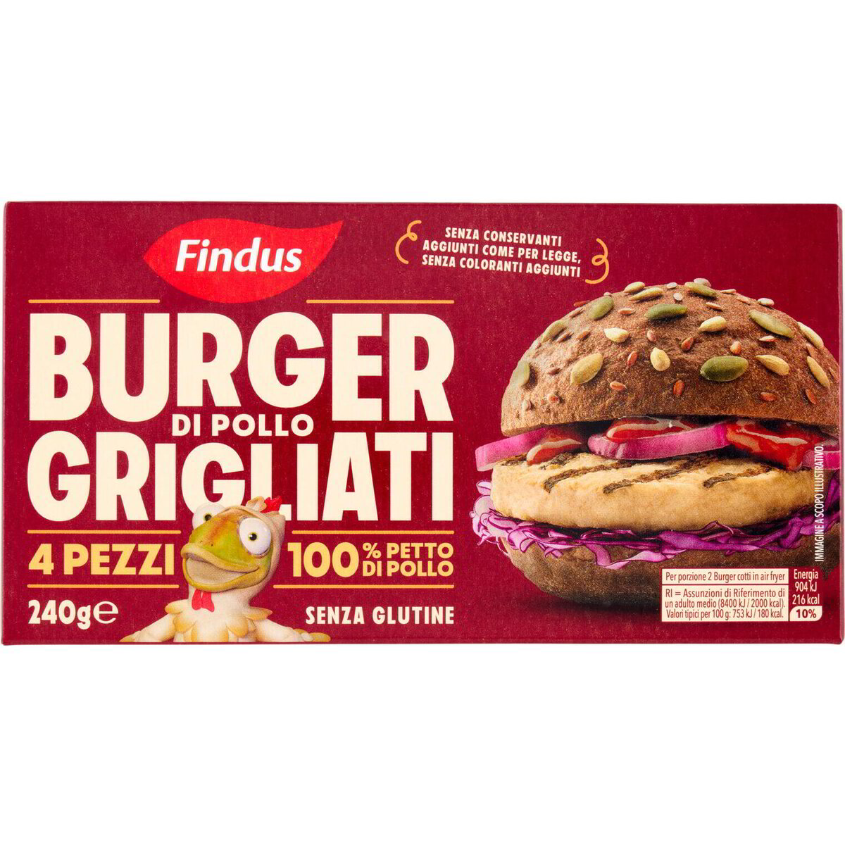 Findus Burger Grigliati di Pollo 240 g Findus | IperDrive