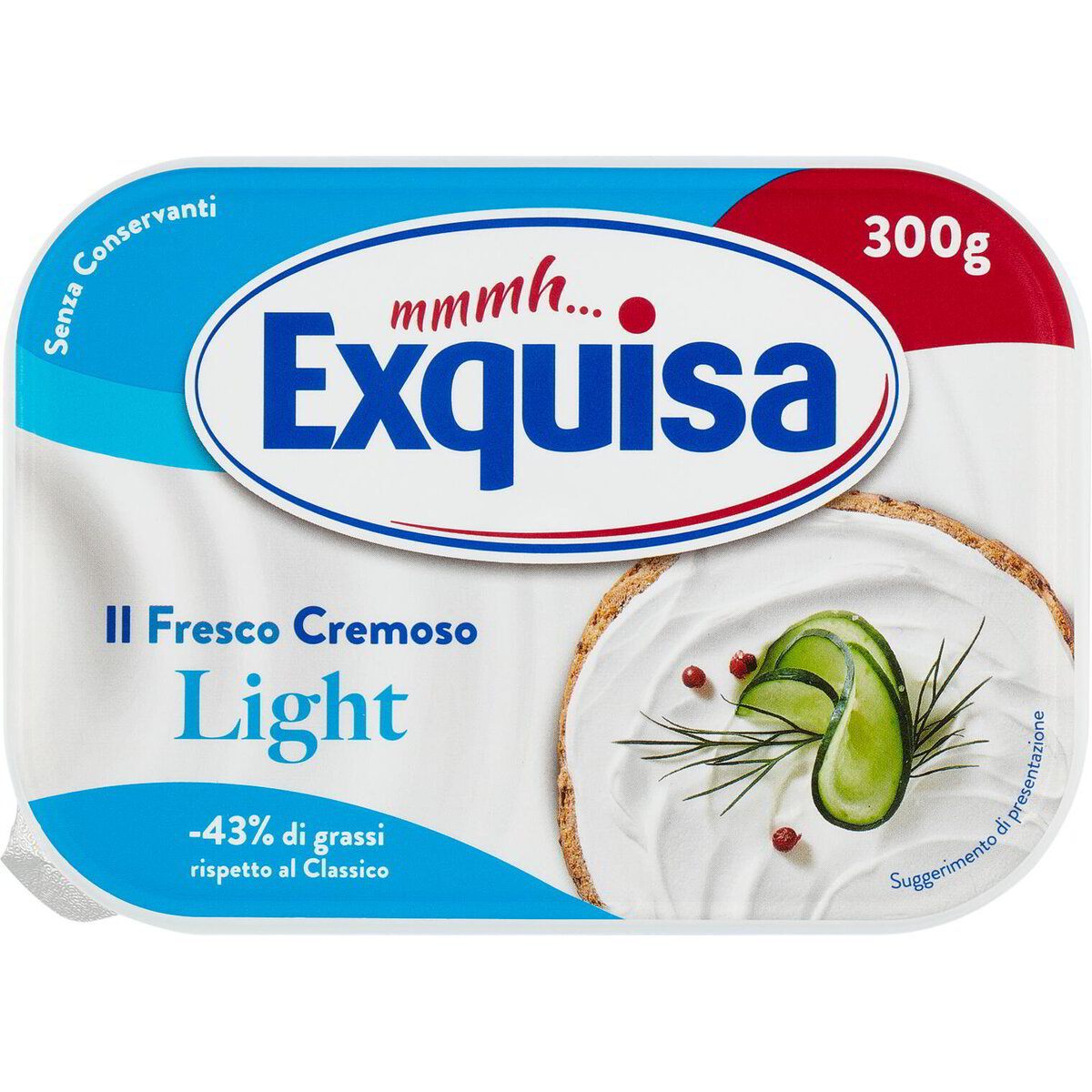 Exquisa il Fresco Cremoso Light 300 g Exquisa | IperDrive