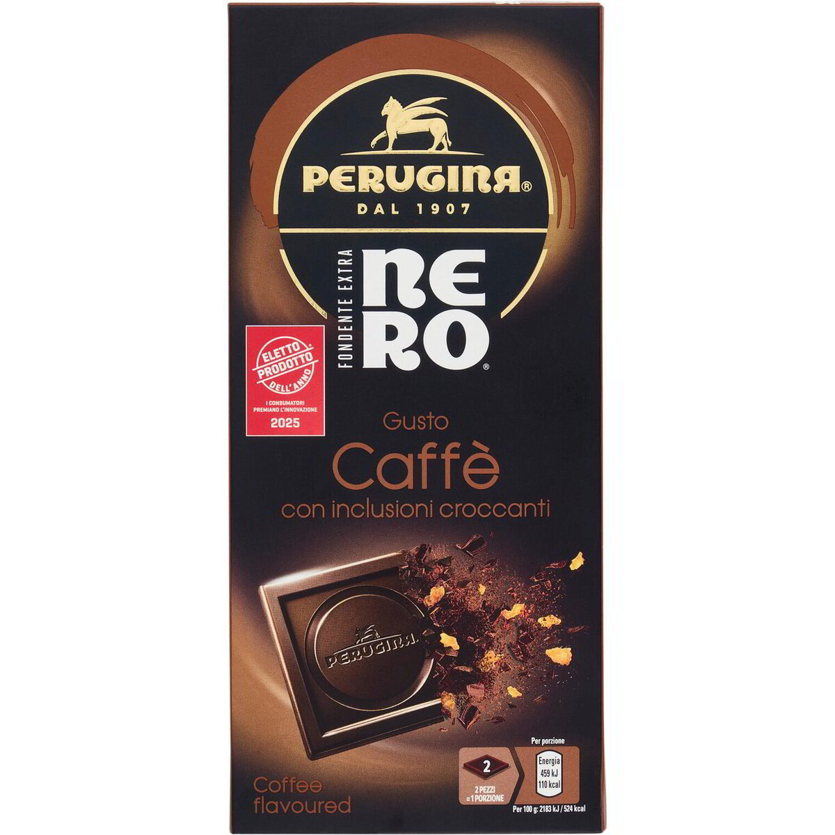 PERUGINA NERO Caffè Tavoletta Cioccolato Fondente Extra 85g PERUGINA ...