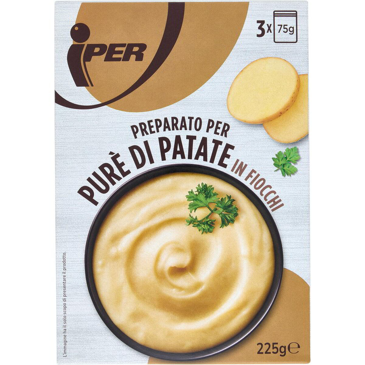 Iper Preparato per Purè di Patate in Fiocchi 3 x 75 g Iper | IperDrive