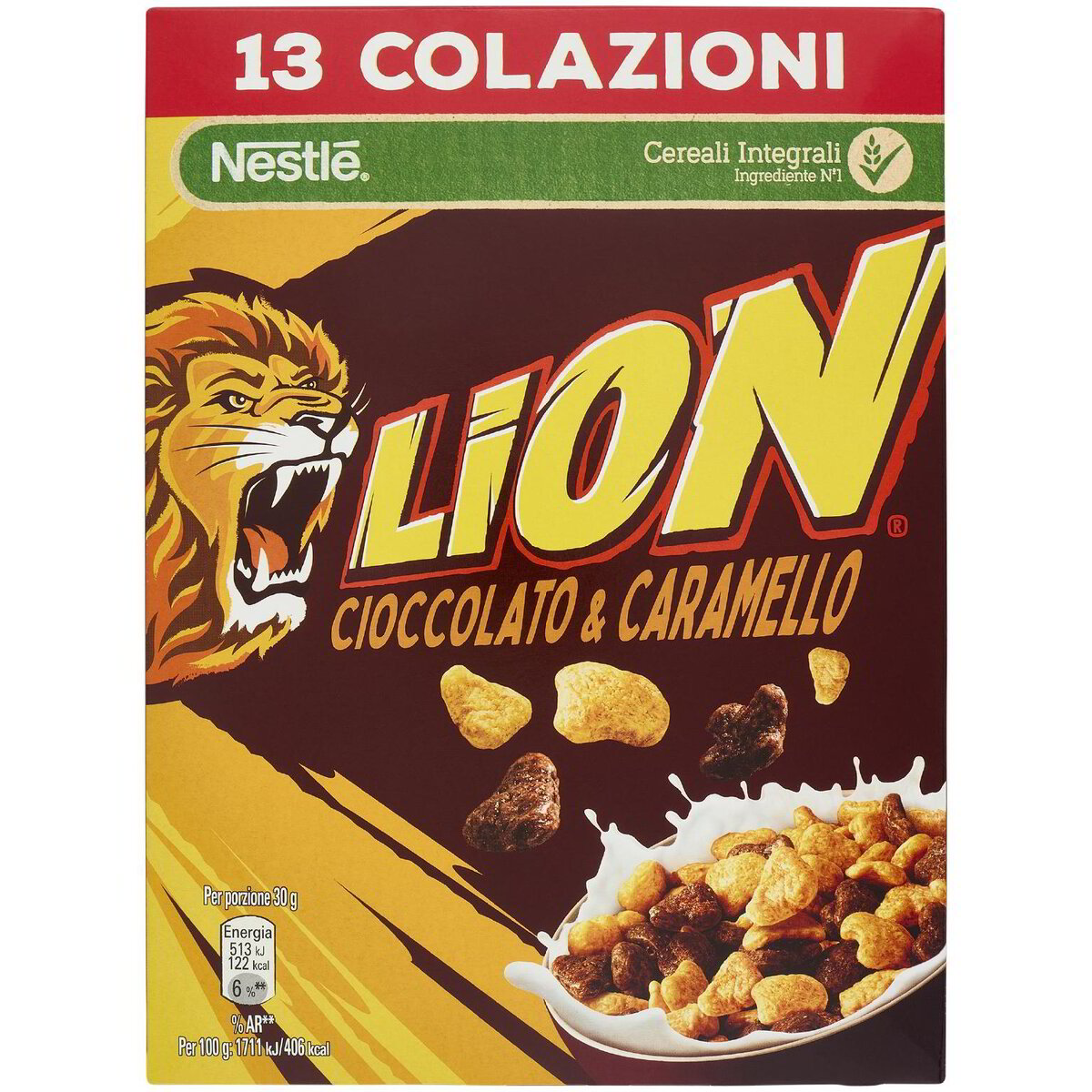 LION Cereali Integrali con Cioccolato e Caramello 400g LION | IperDrive